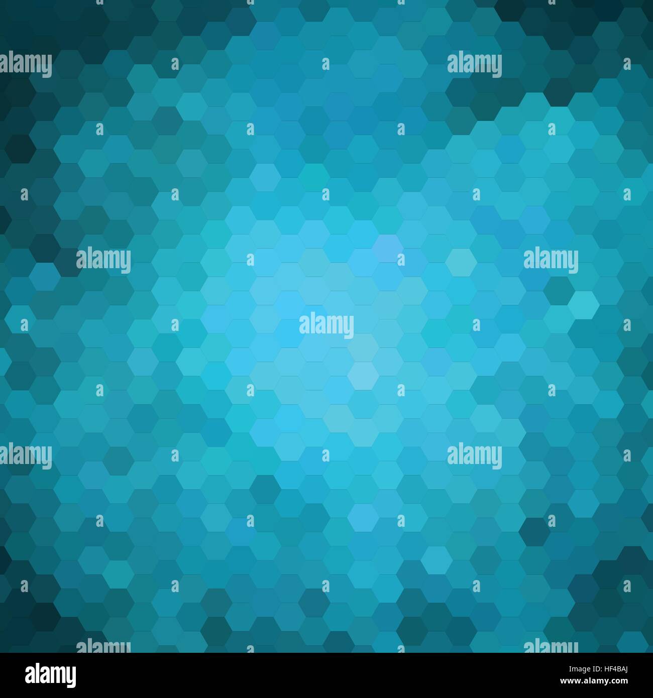 Abstract blue hexagon geometric shape Stock Vector Images - Alamy