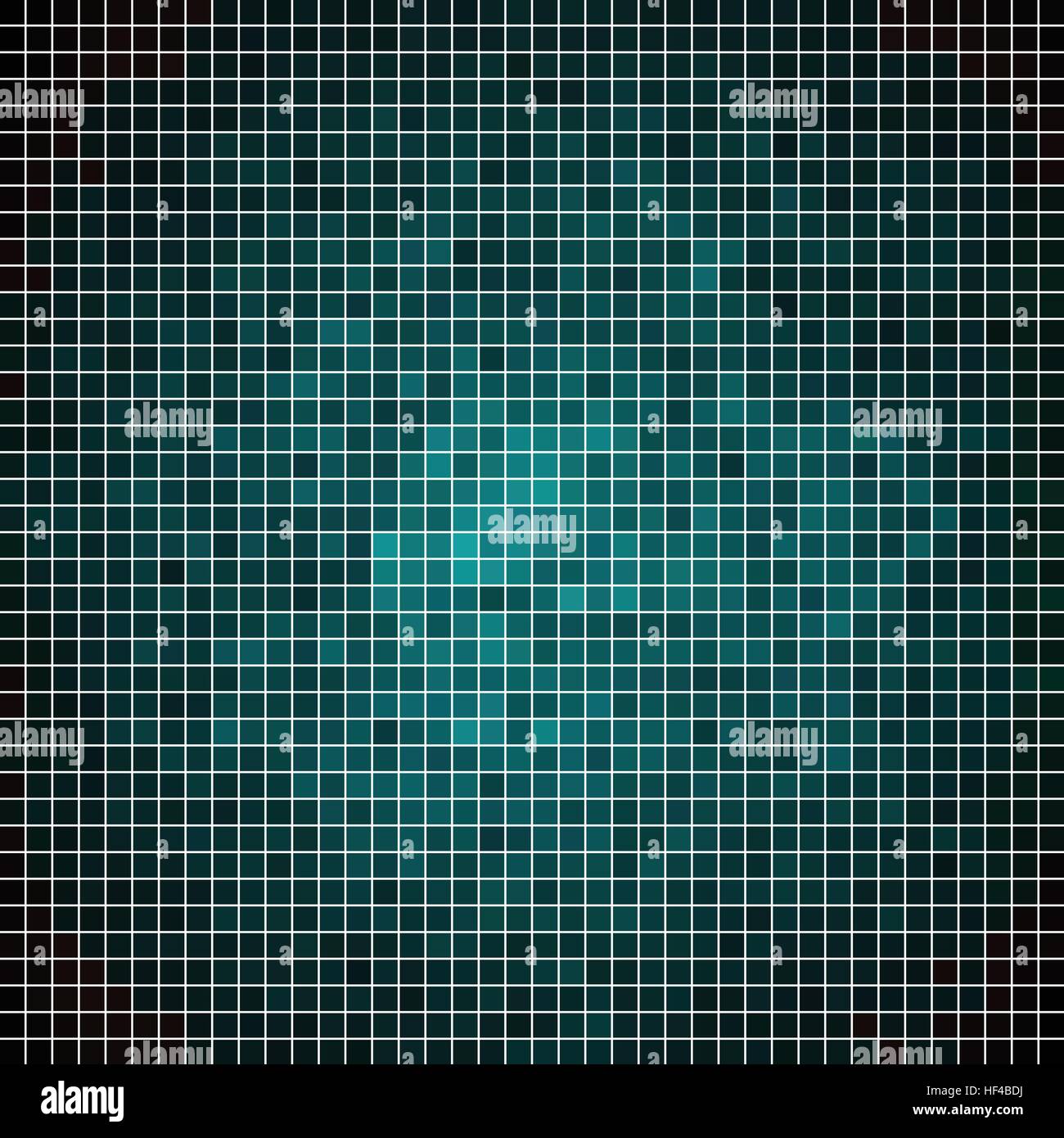 Teal color square mosaic vector hi-res stock photography and images - Alamy