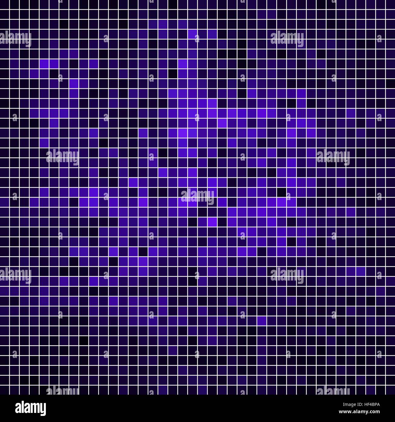 abstract vector square pixel mosaic background - violet Stock Vector ...