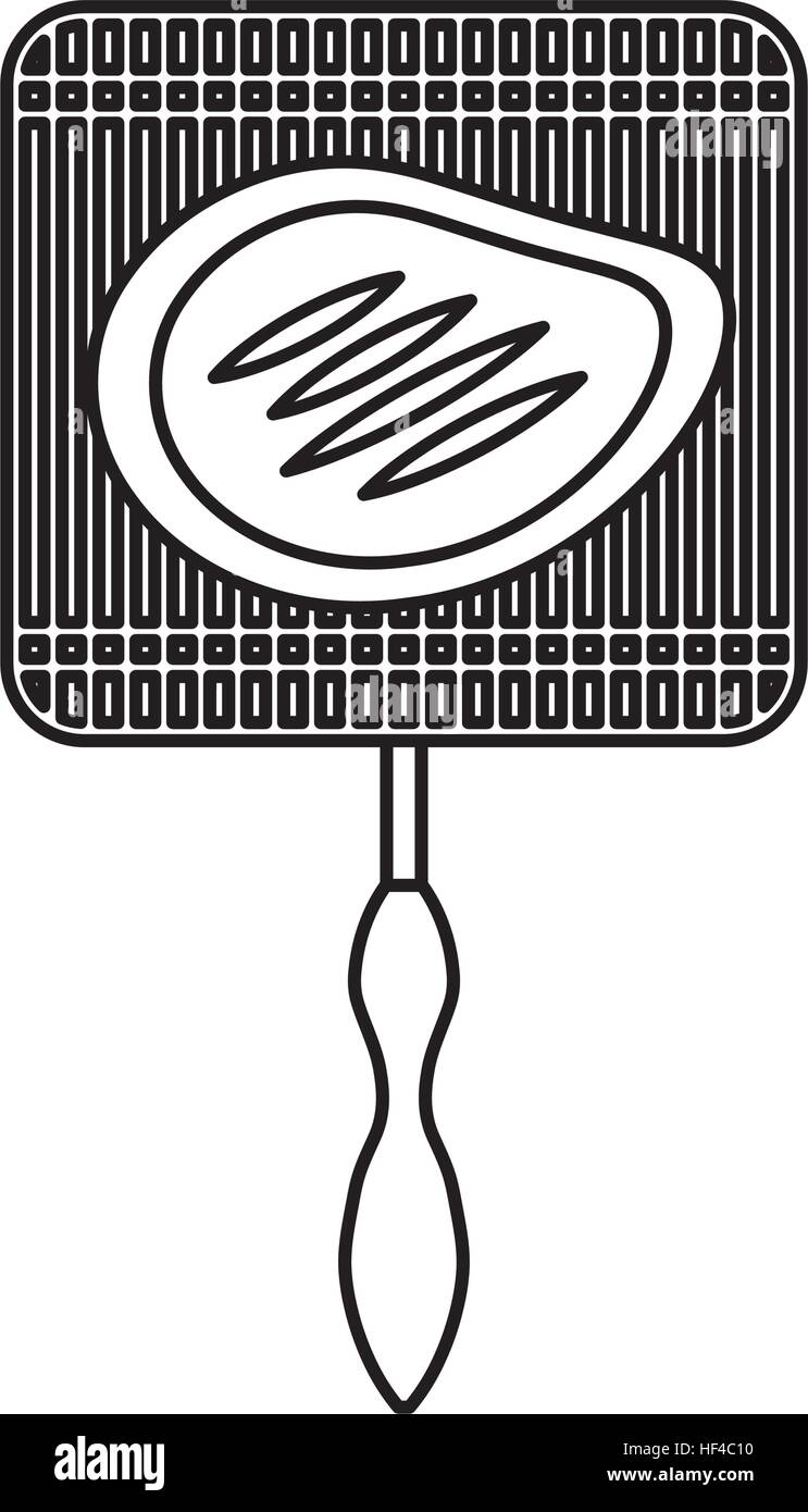 Roasting utensil cutlery icon vector illustration design Stock Vector ...
