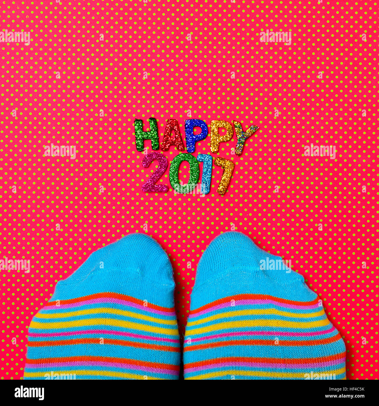 Colorful letters feet two hi-res stock photography and images - Alamy