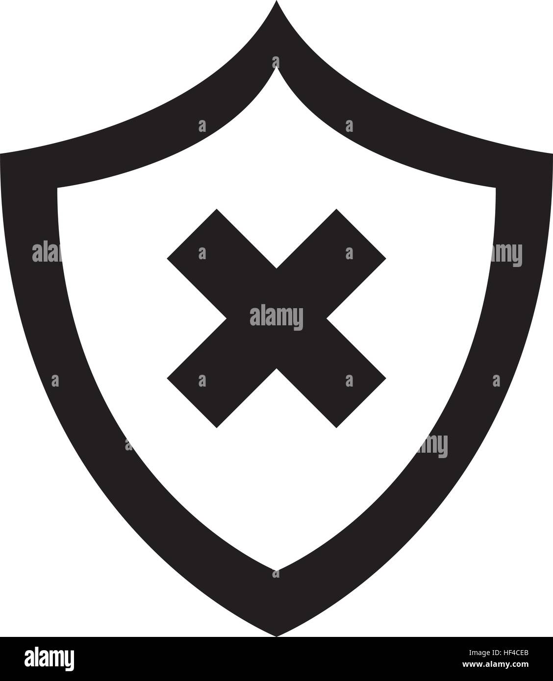 security shield isolated icon vector illustration design Stock Vector ...