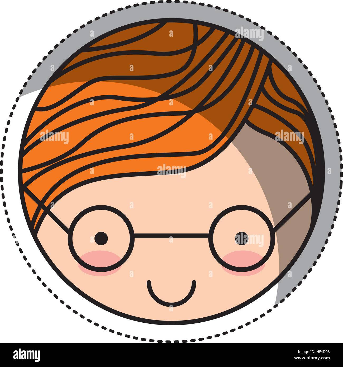 cute little man character vector illustration design Stock Vector Image ...