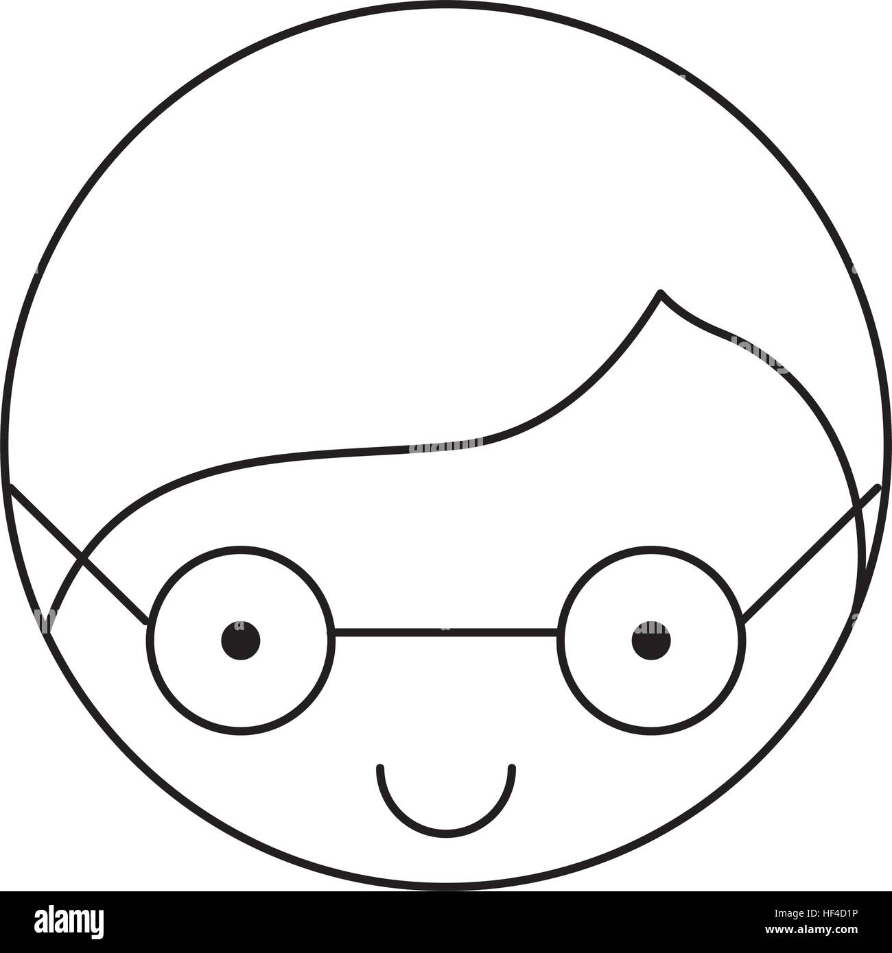 cute little man character vector illustration design Stock Vector Image ...