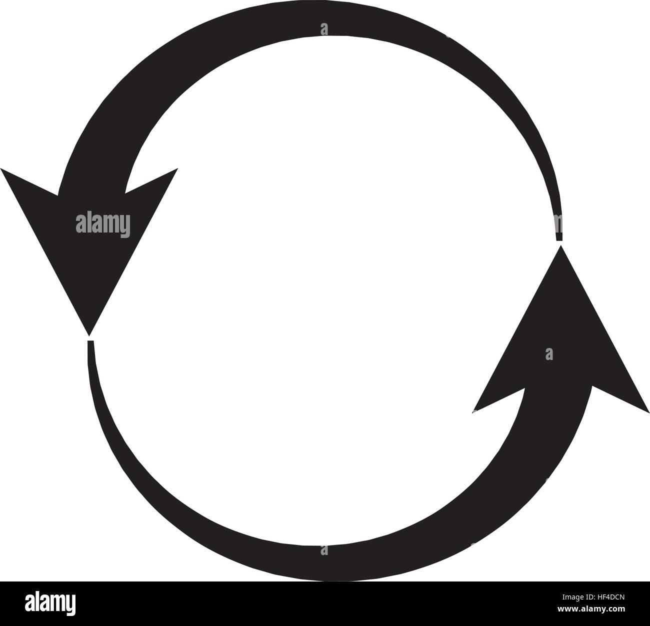 arrows around isolated icon vector illustration design Stock Vector ...