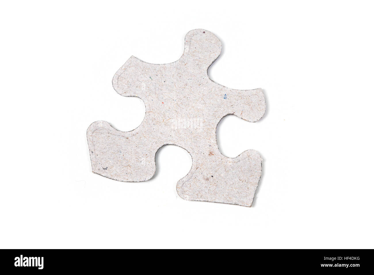 Single puzzle piece isolated on white background Stock Photo - Alamy