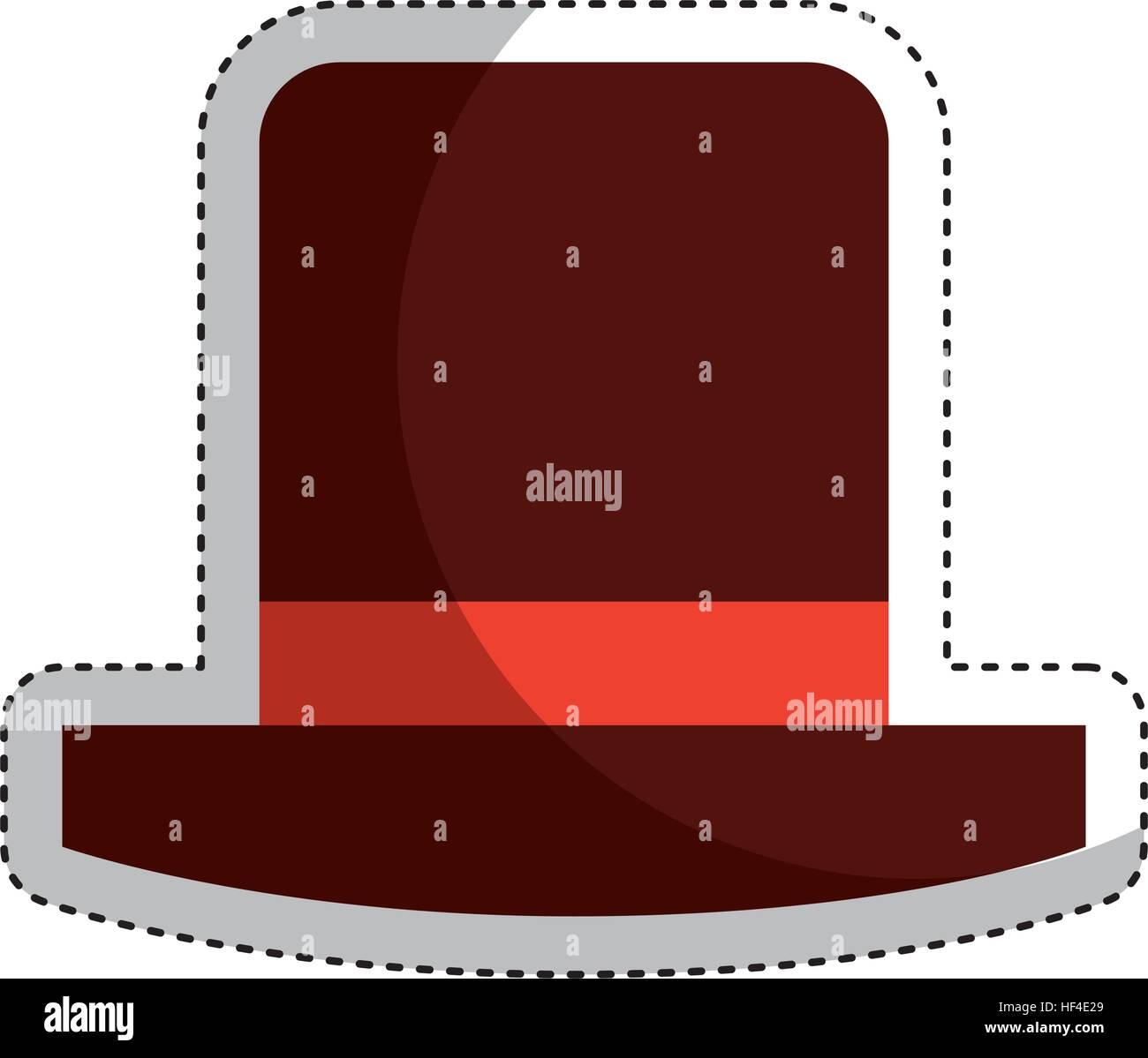 funny hat party isolated icon vector illustration design Stock Vector ...