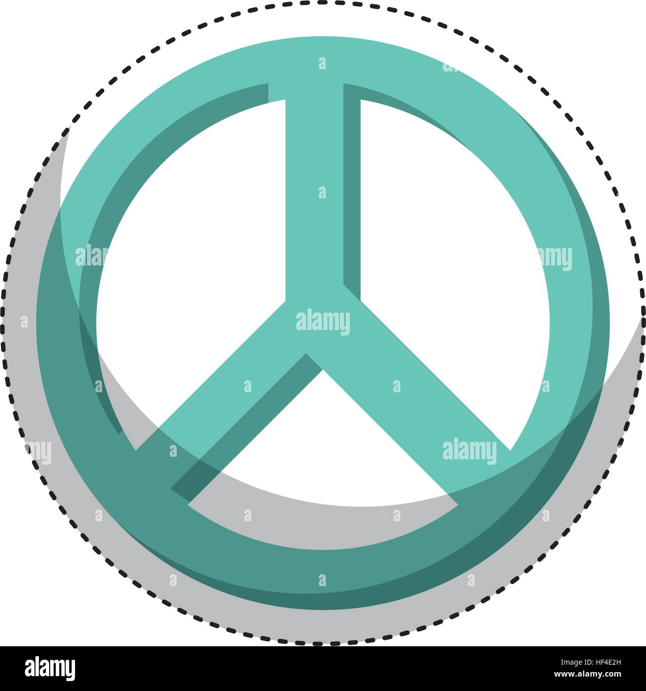 peace symbol isolated icon vector illustration design Stock Vector ...