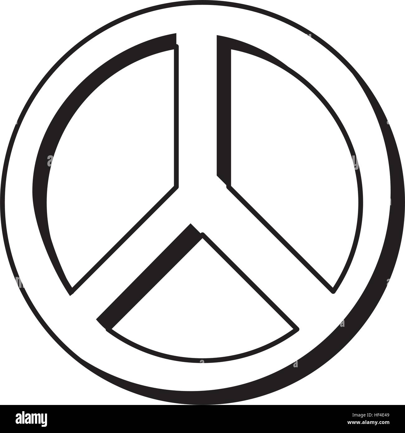 peace symbol isolated icon vector illustration design Stock Vector ...