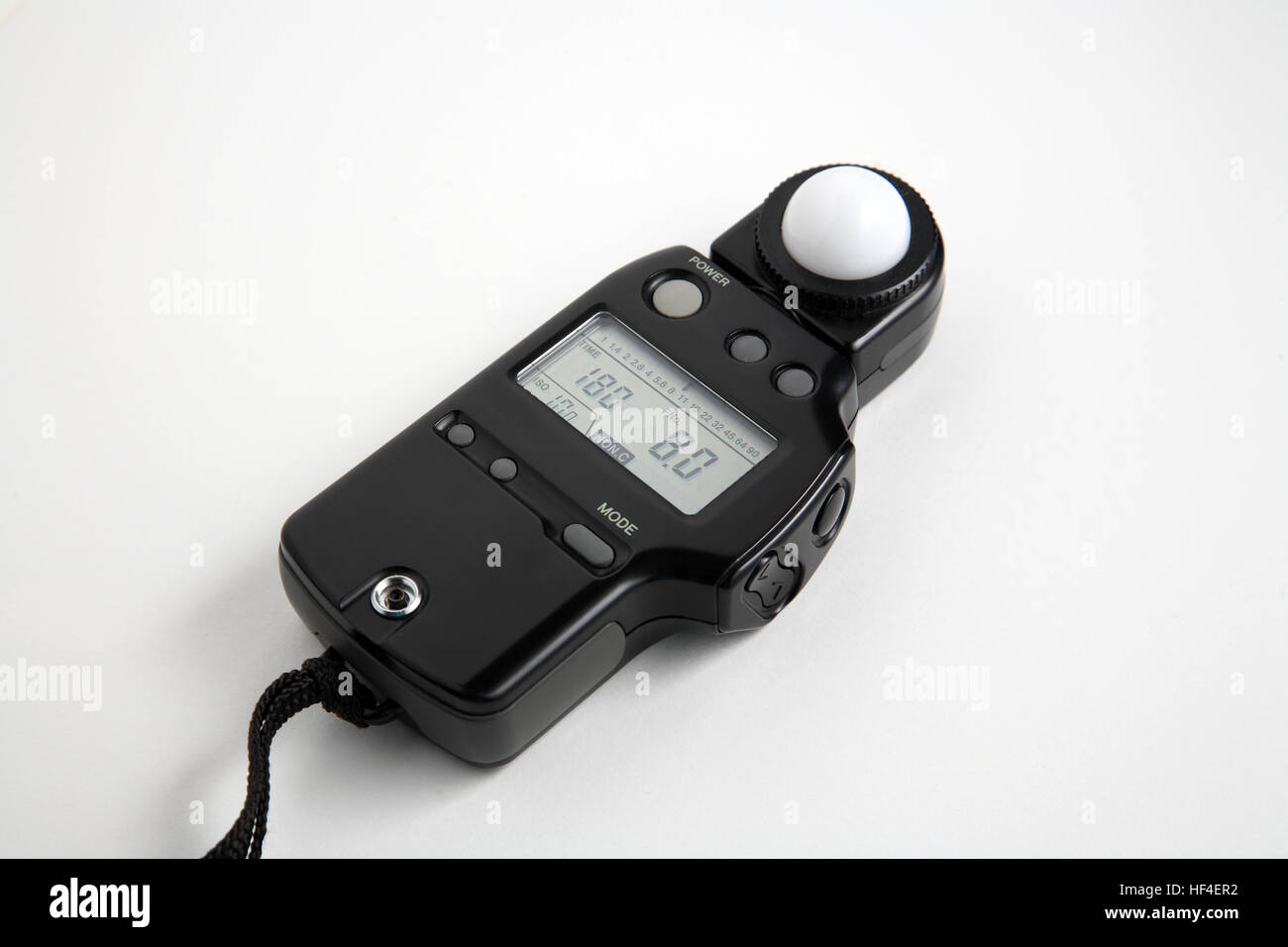 light meter device on a white background Stock Photo - Alamy