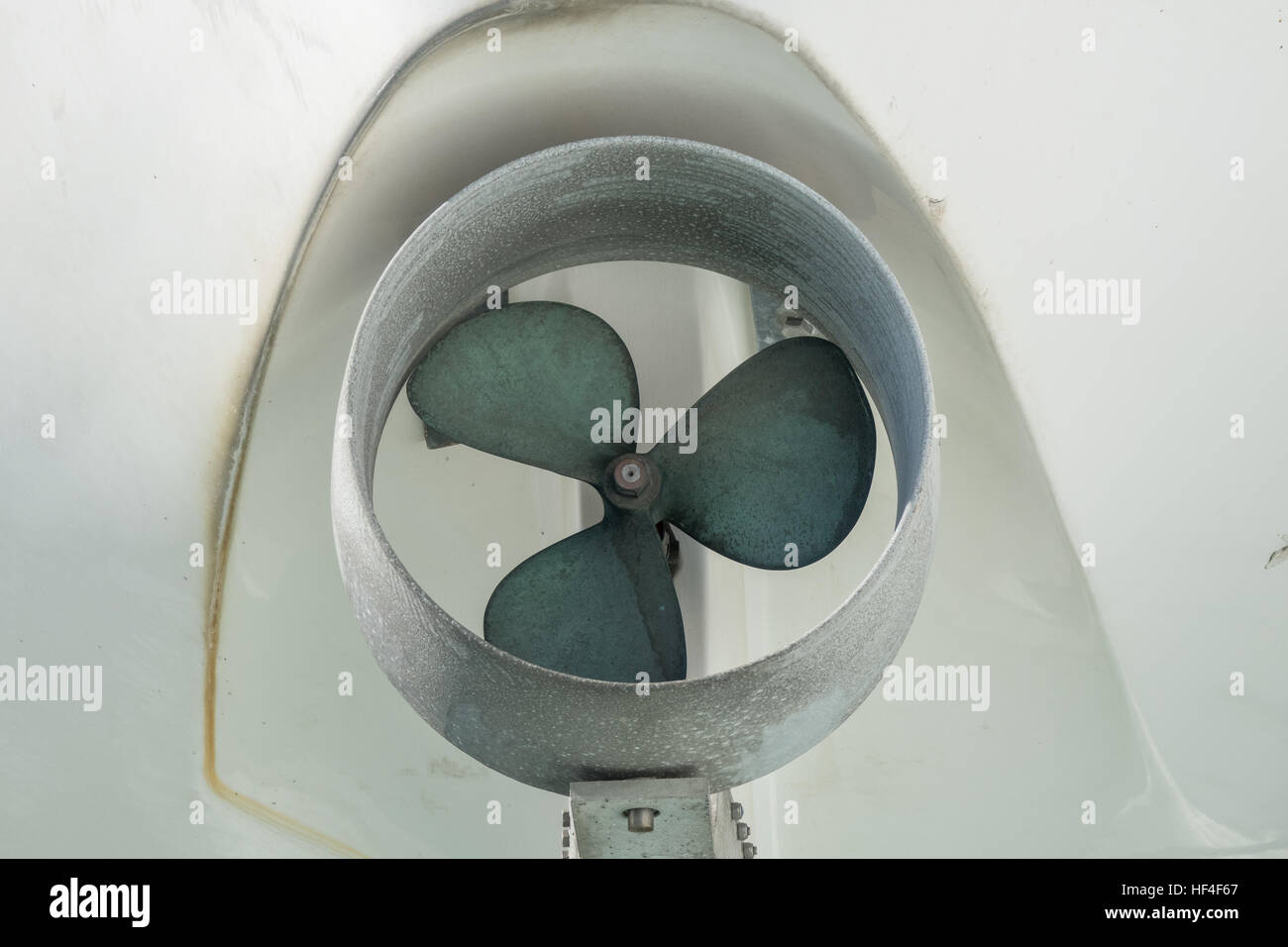 Lifeboat propeller on a ferry Stock Photo - Alamy