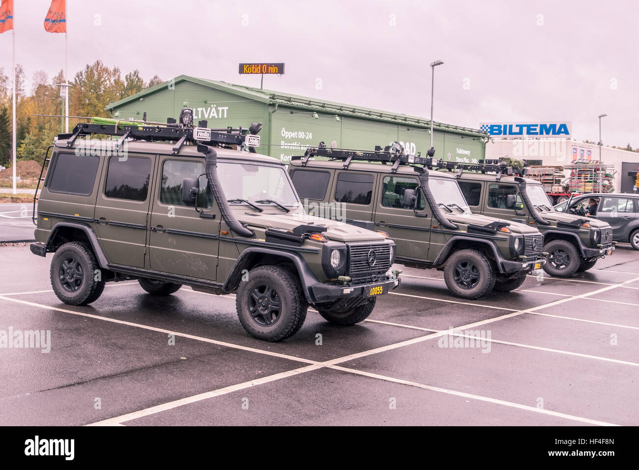 Swedish Military SUV Stock Photo - Alamy