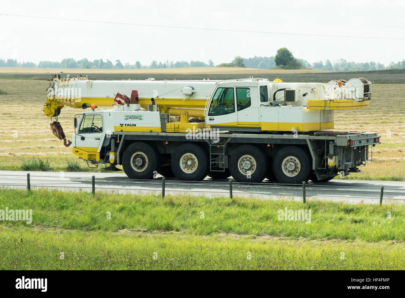 TADANO FAUN ATF80-4 , ,All-terrain mobile crane Stock Photo - Alamy