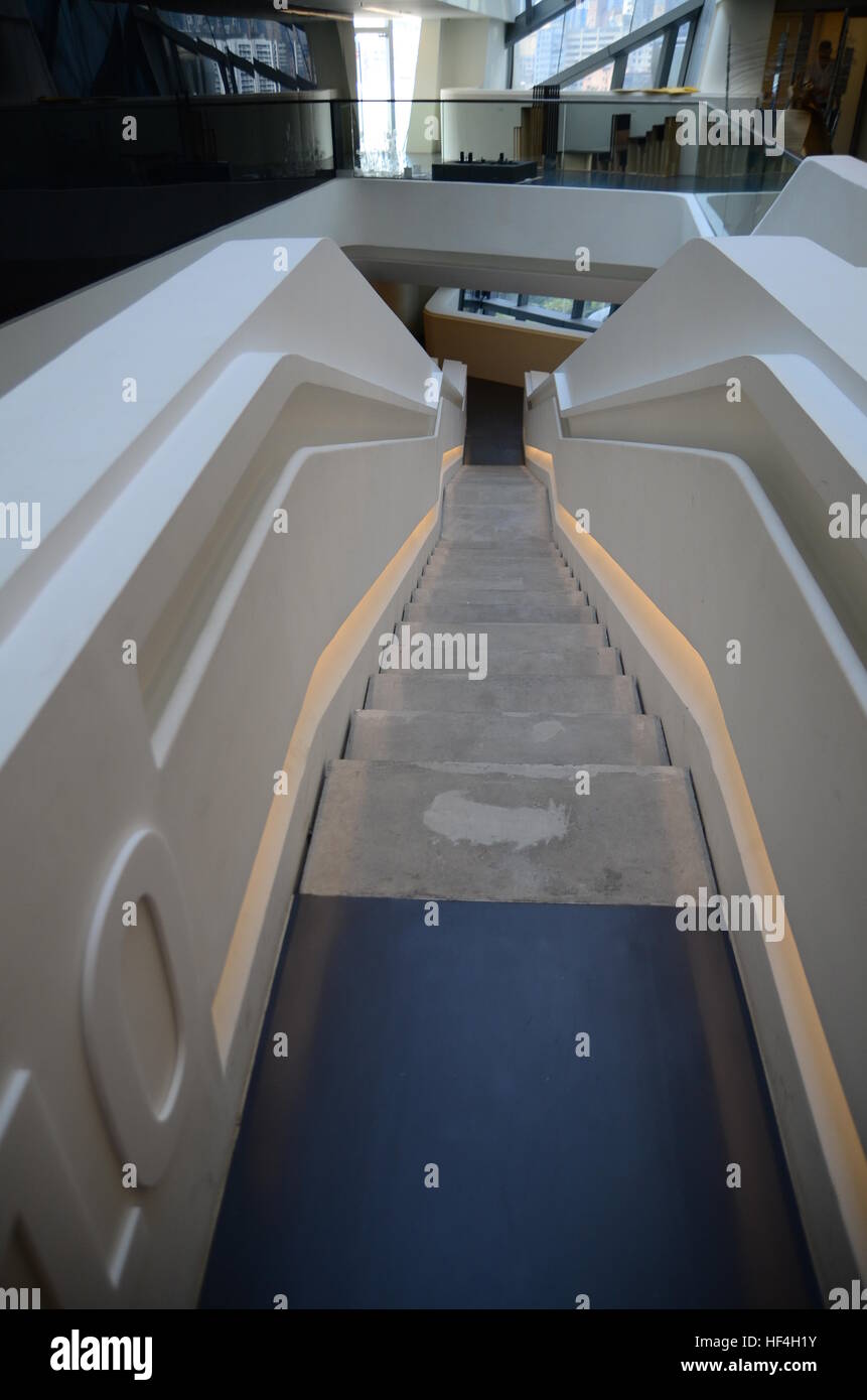 Interior of modern building. Perfect background in light colors Stock ...