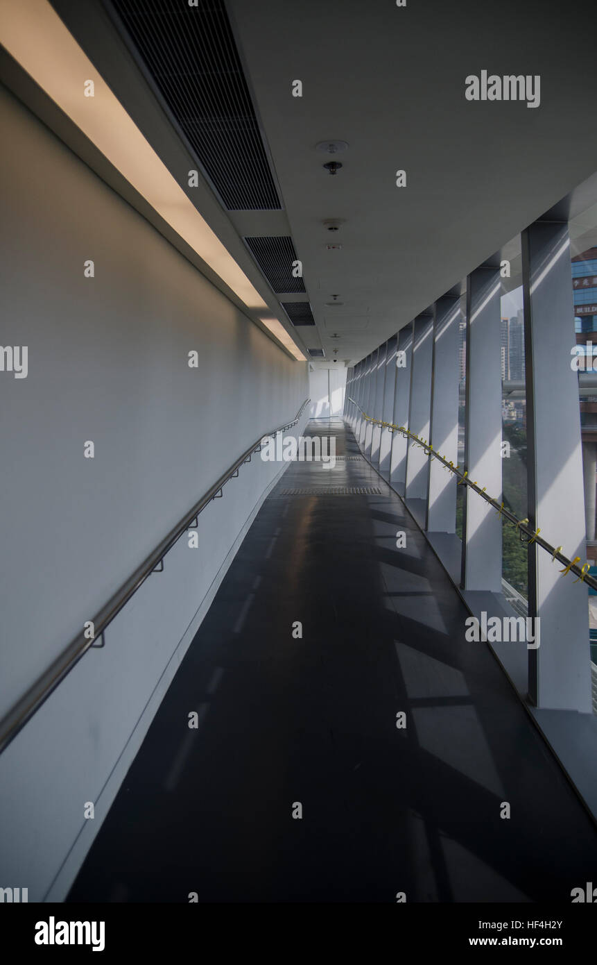 Interior of modern building. Perfect background in light colors Stock ...