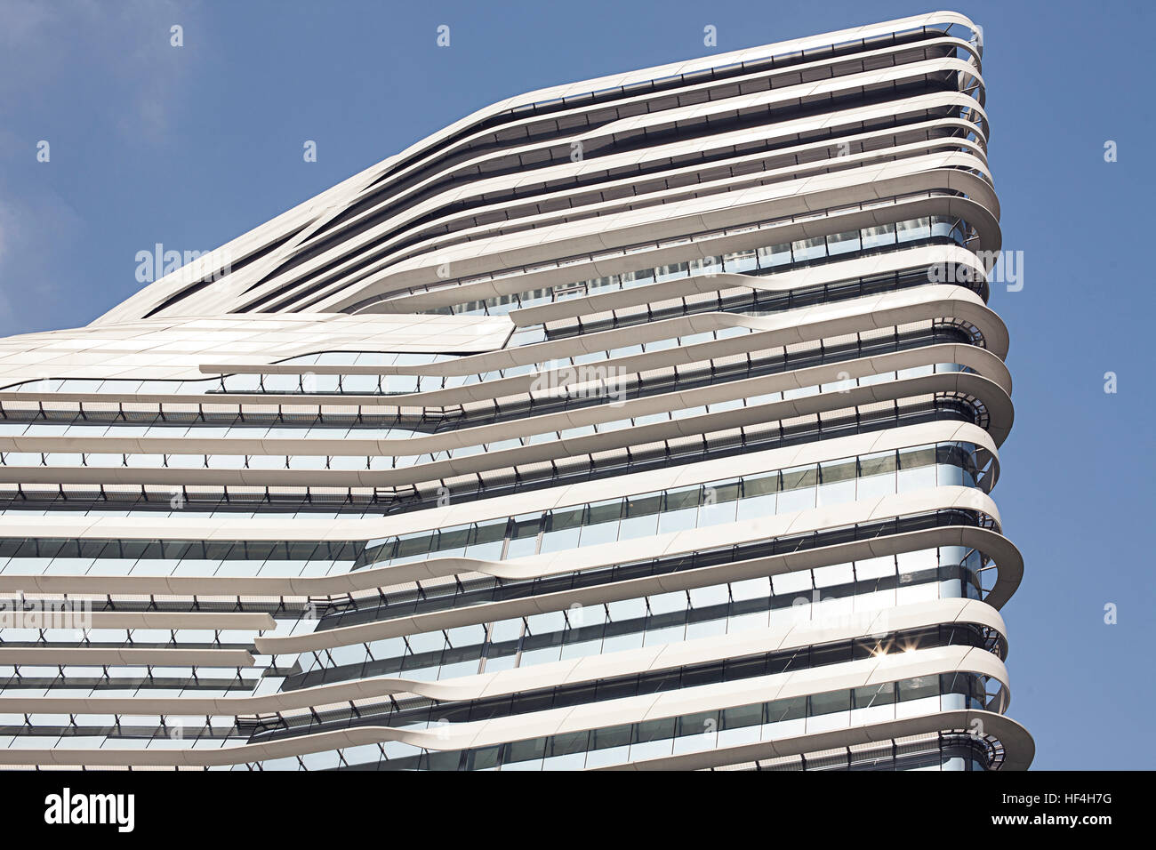 Modern architecture layered structure. Perfect urban background Stock ...