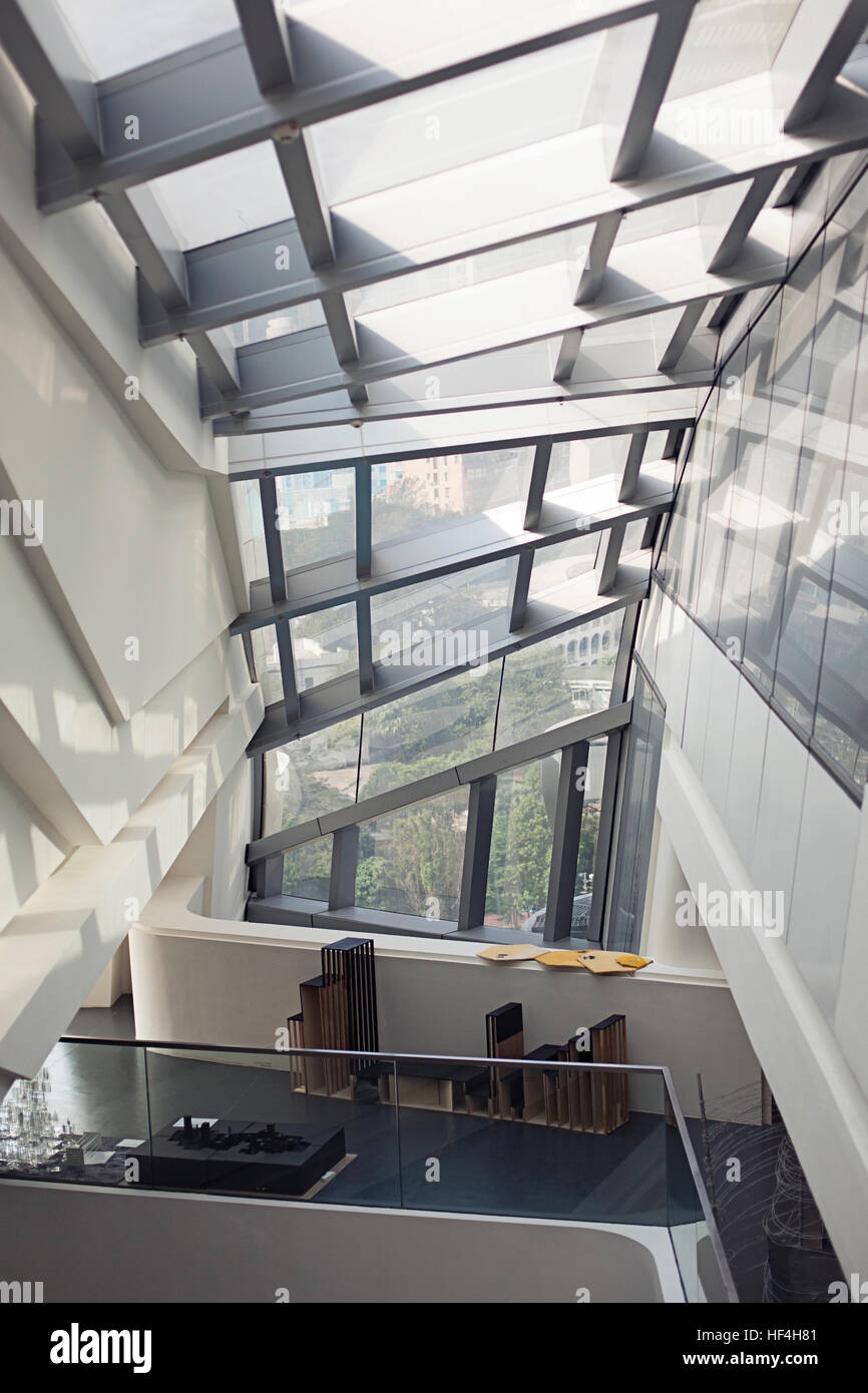 Interior of modern building. Perfect background in light colors Stock ...