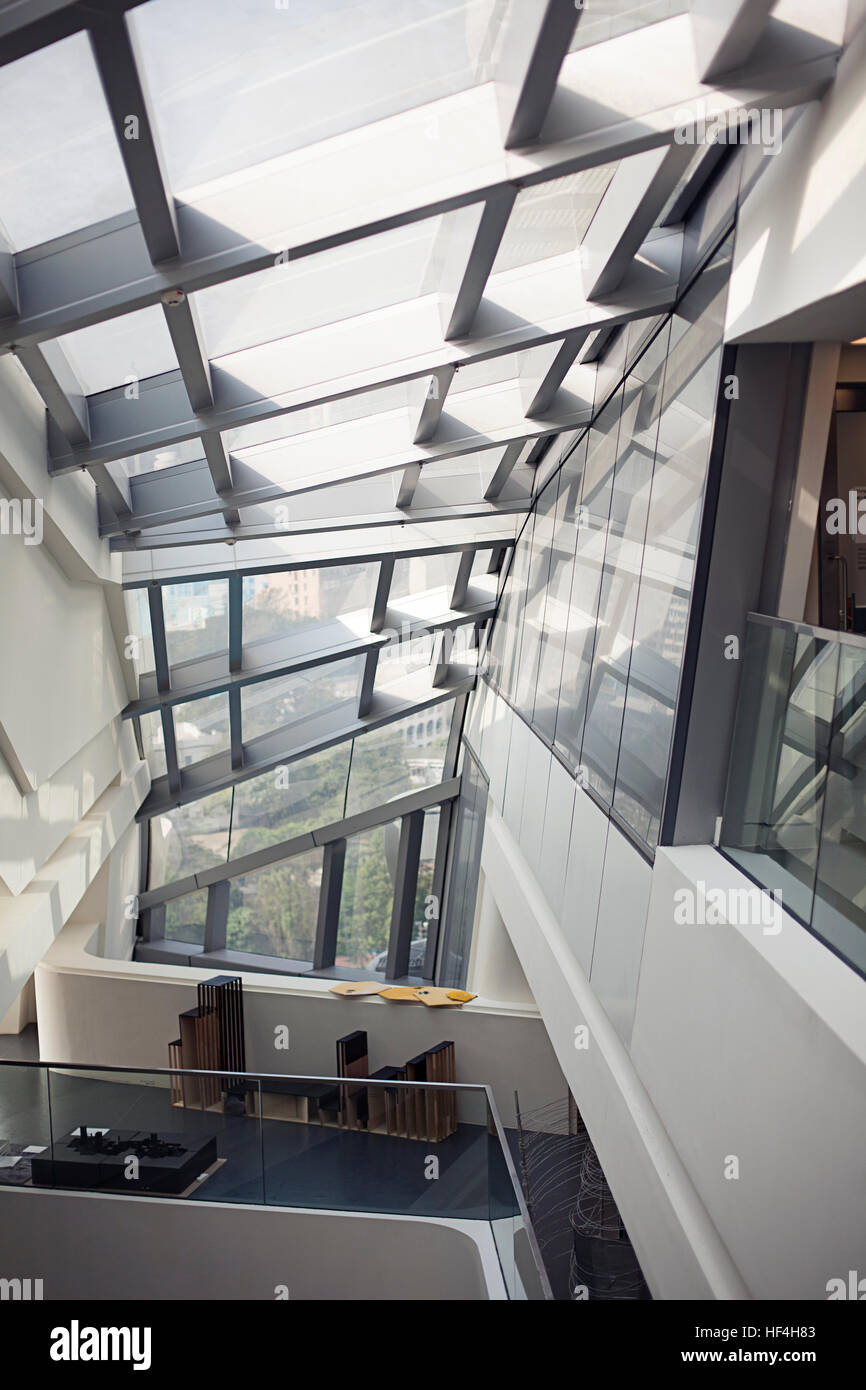 Interior of modern building. Perfect background in light colors Stock ...