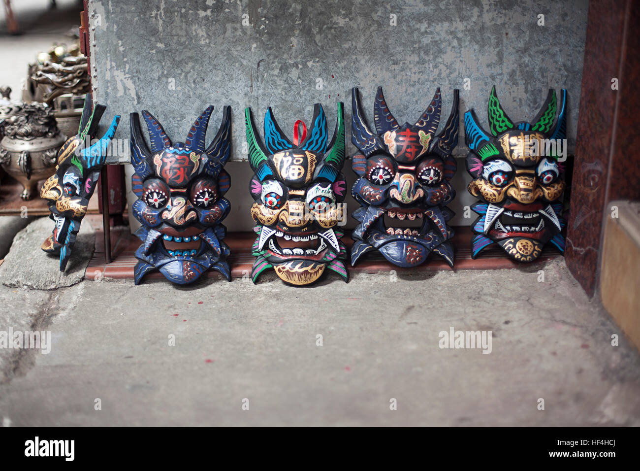 Chinese souvenirs. Various accessories in the gift shop Stock Photo - Alamy