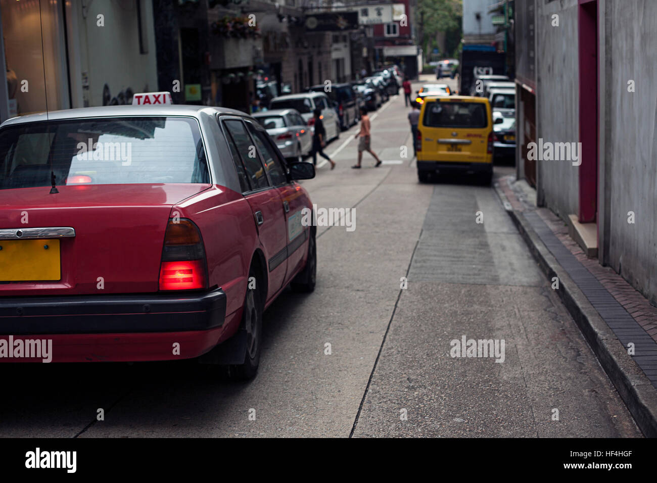 Modern cityscape, street with cars. Perfect urban background Stock ...