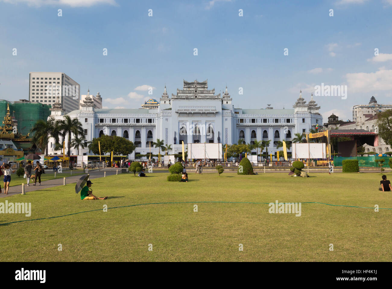 Yangon City Hall High Resolution Stock Photography and Images - Alamy