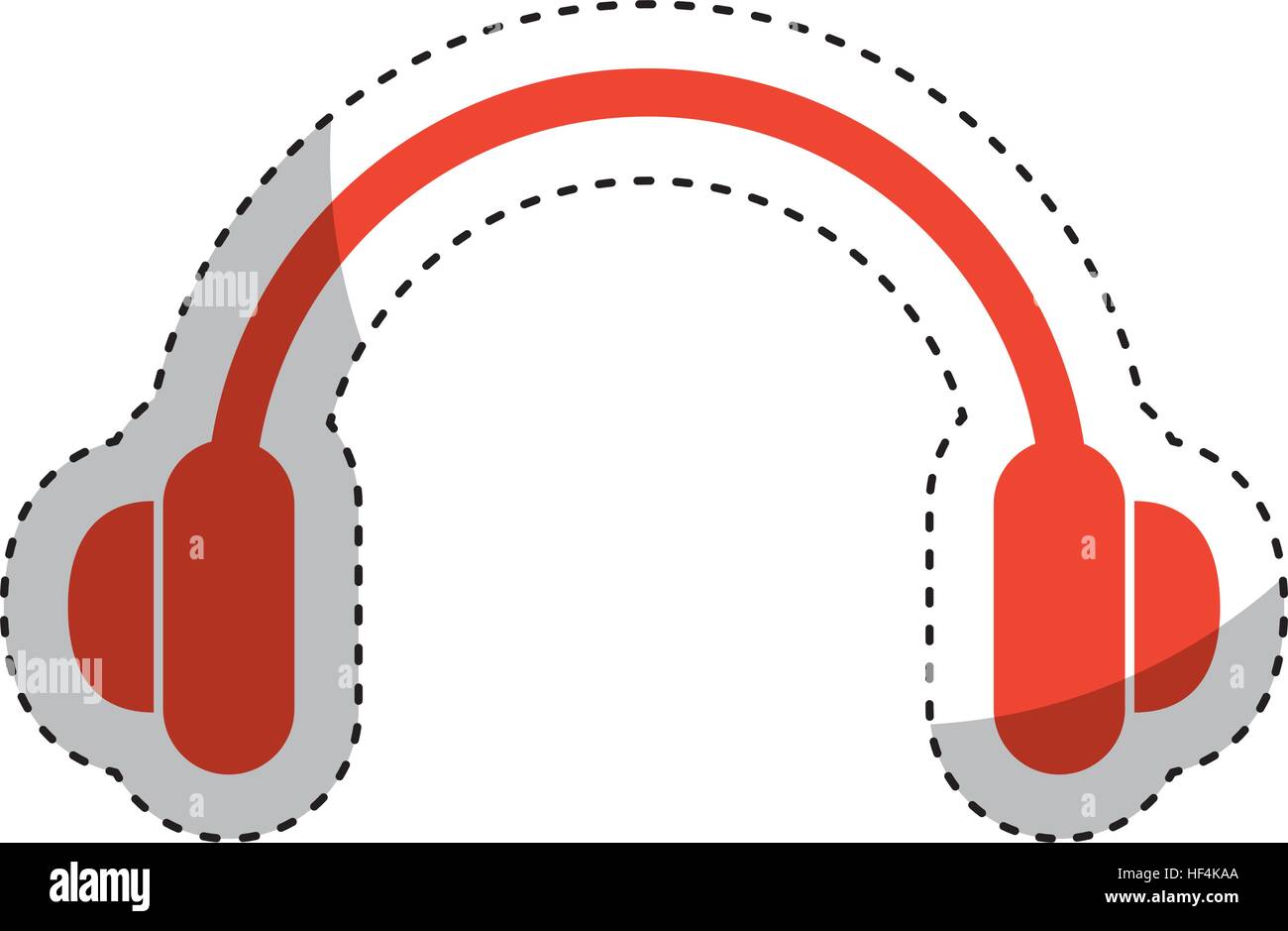 headset audio device isolated icon vector illustration design Stock ...