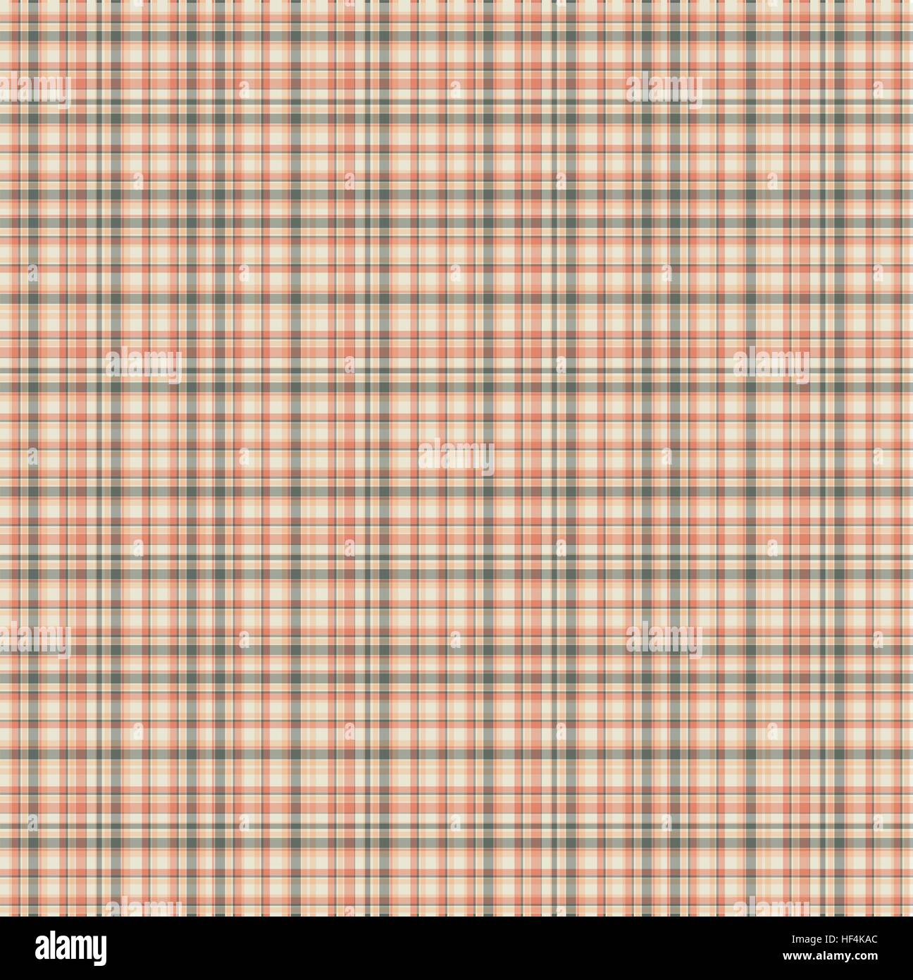 Checkered fabric tartan textile. Vector seamless pattern Stock Vector ...