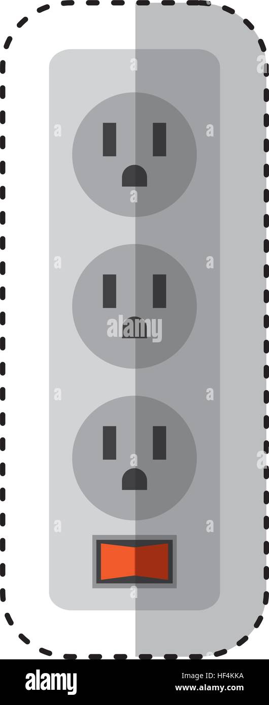 Multi power socket Stock Vector Images - Alamy