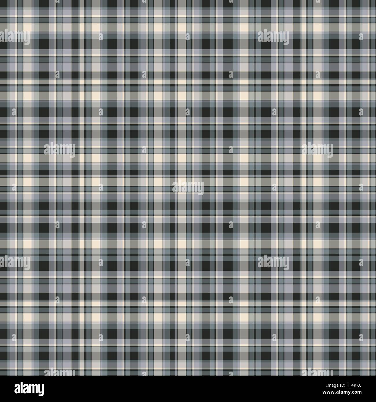 Checkered fabric tartan textile. Vector vintage seamless pattern Stock ...