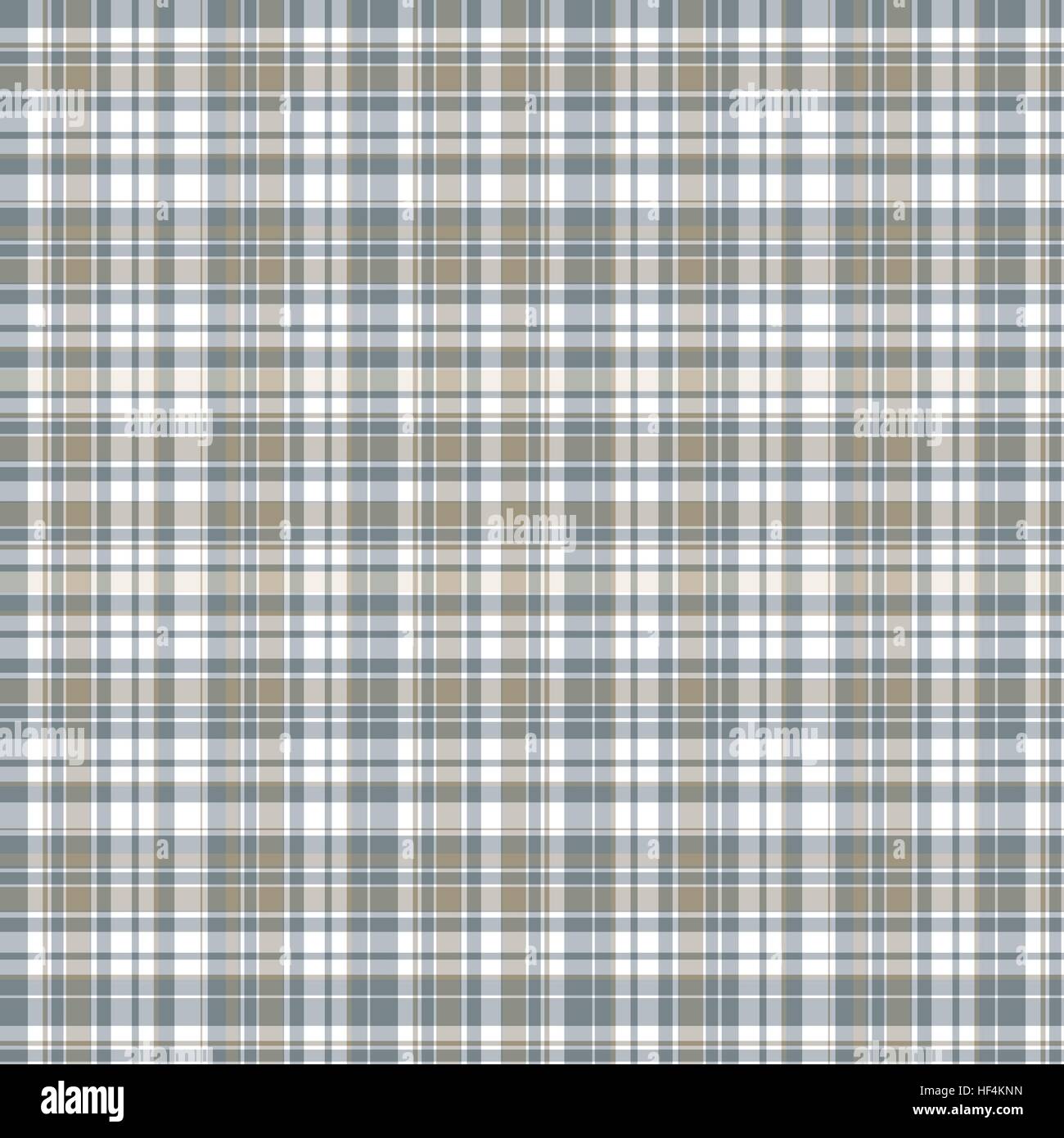 Checkered fabric tartan textile. Vector vintage seamless pattern Stock ...
