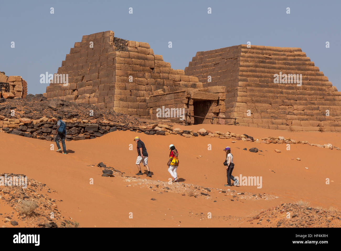 The Pyramids of Meroe, Sudan Stock Photo - Alamy
