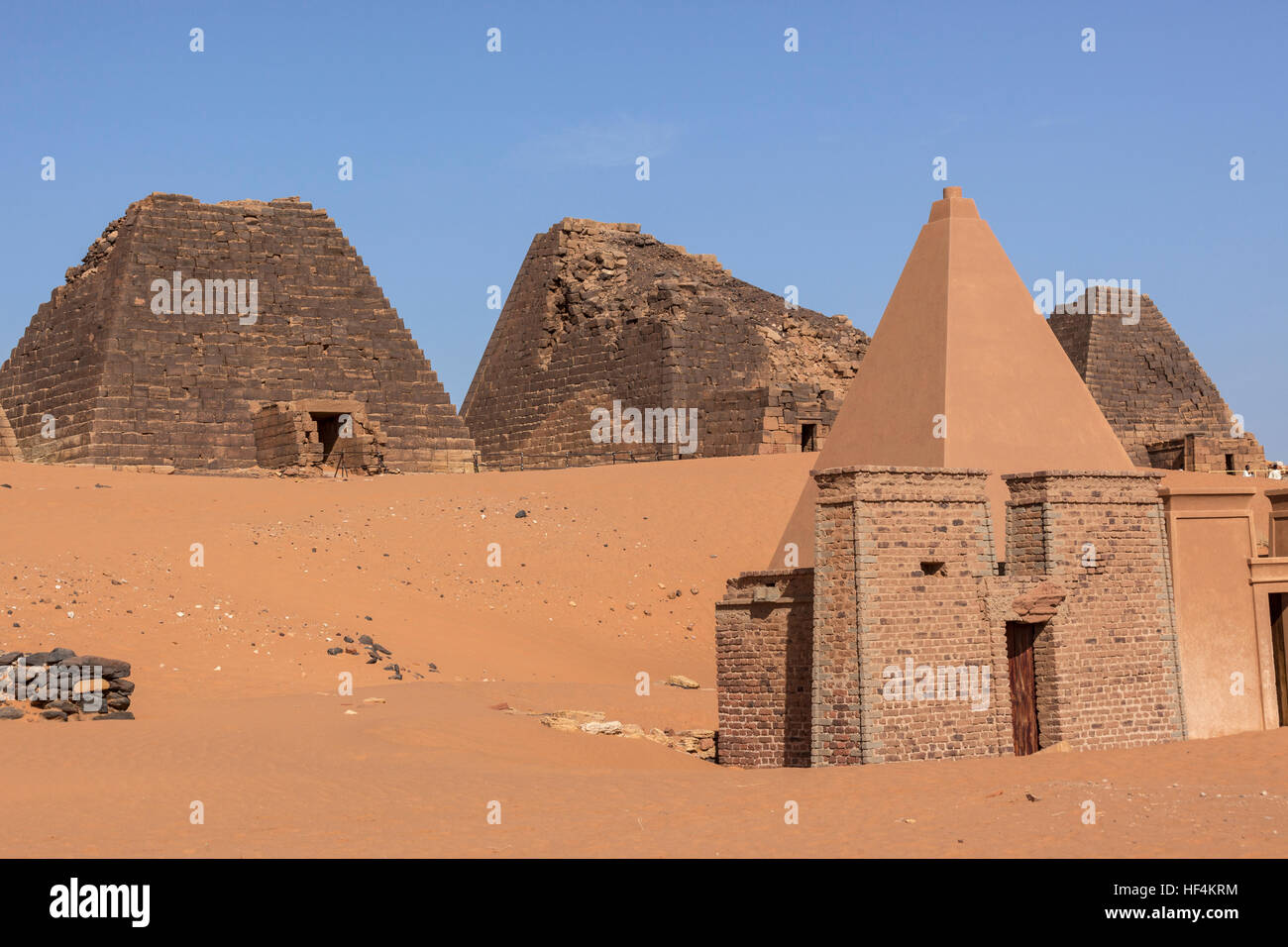 The Pyramids of Meroe, Sudan Stock Photo - Alamy