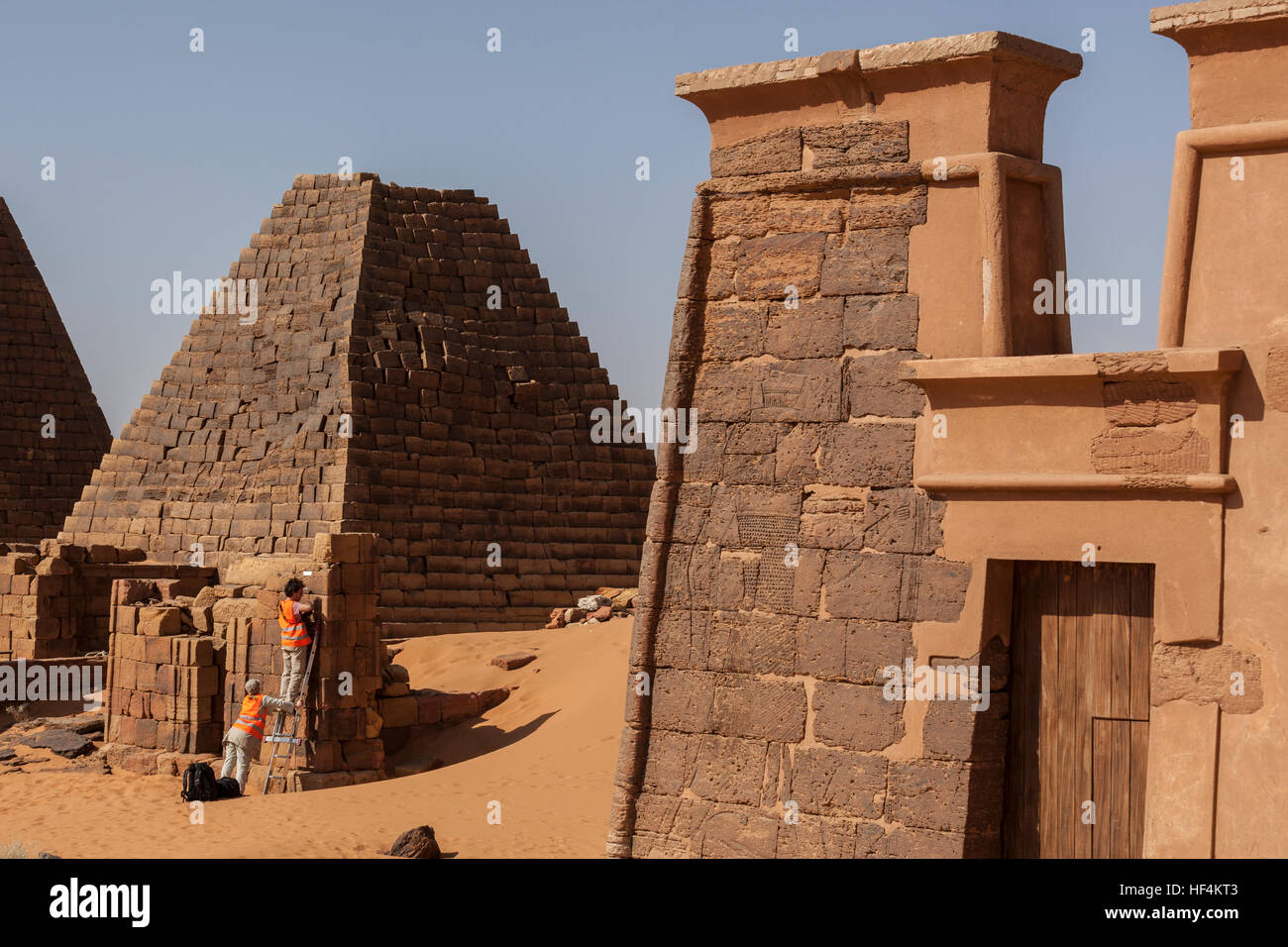 The Pyramids of Meroe, Sudan Stock Photo - Alamy