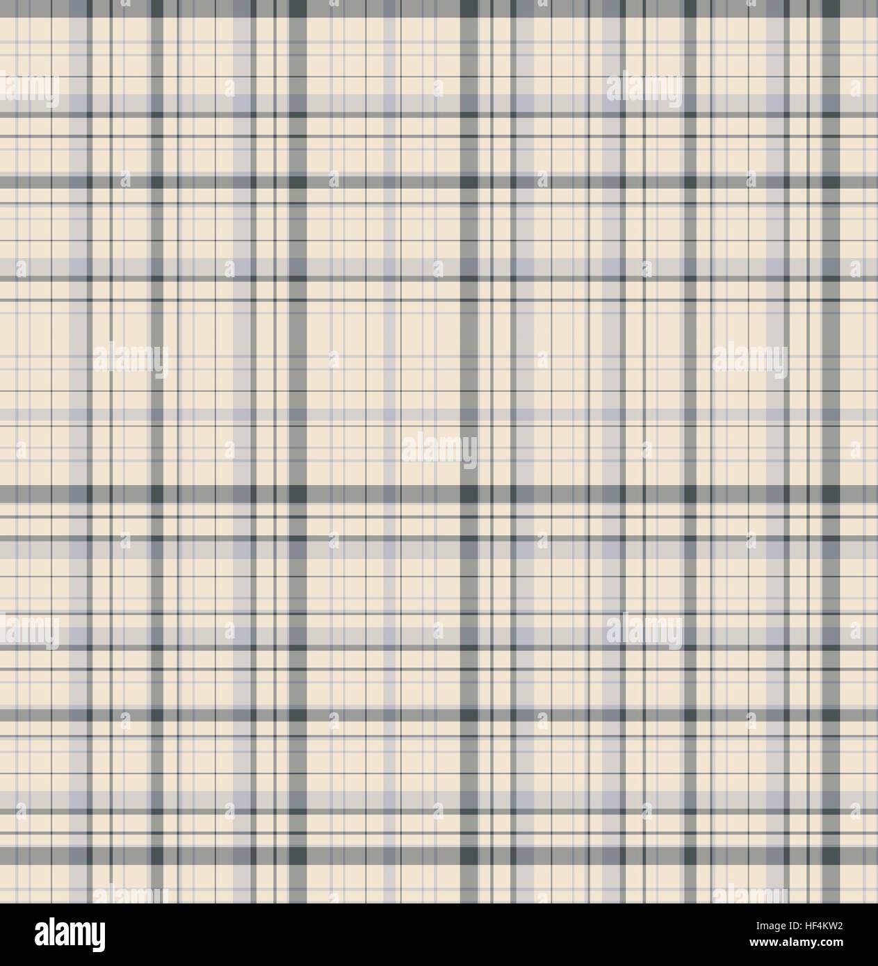 Checkered fabric tartan textile. Vector vintage seamless pattern Stock ...