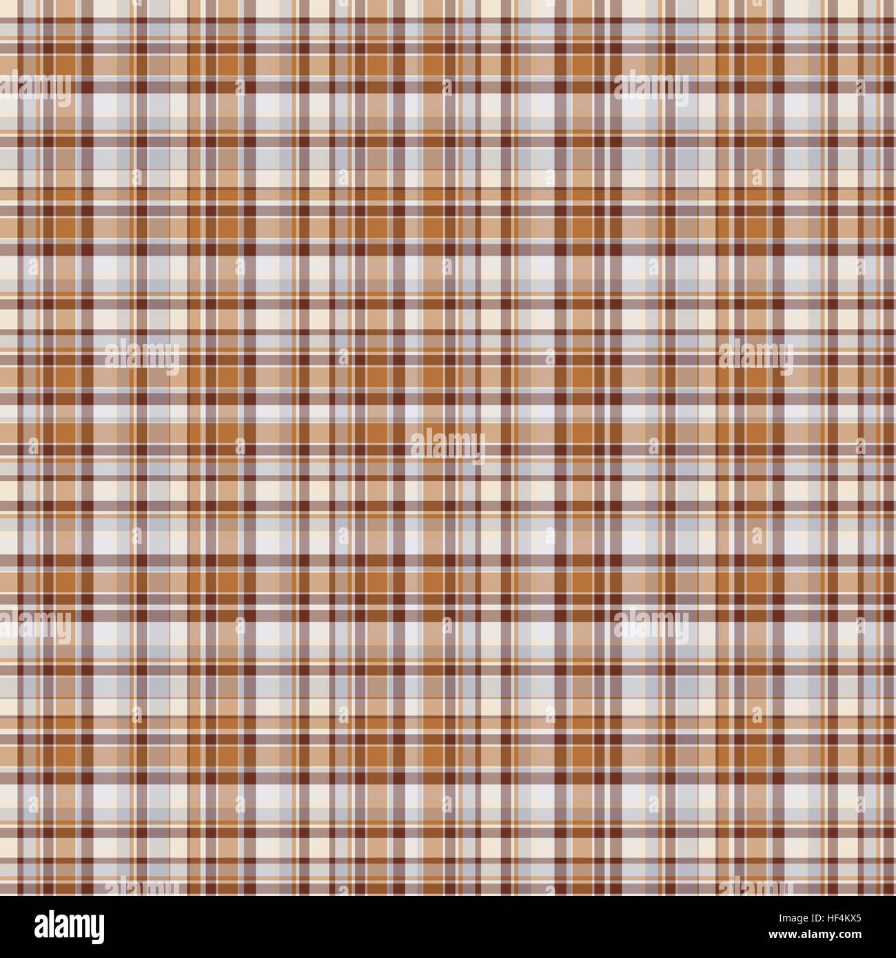 Checkered fabric tartan textile. Vector vintage seamless pattern Stock ...