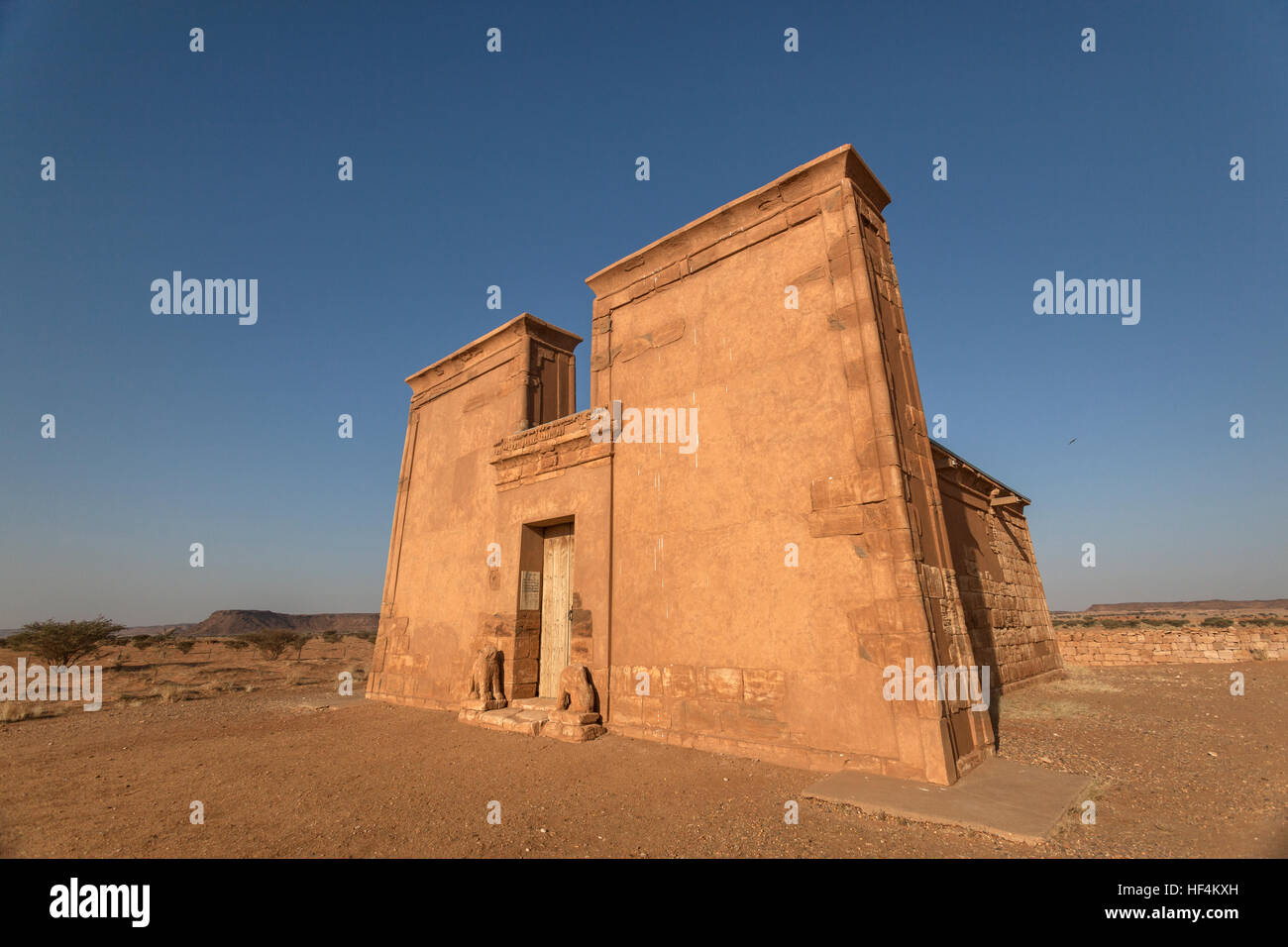 The Lion Temple, Naqa, Sudan Stock Photo - Alamy