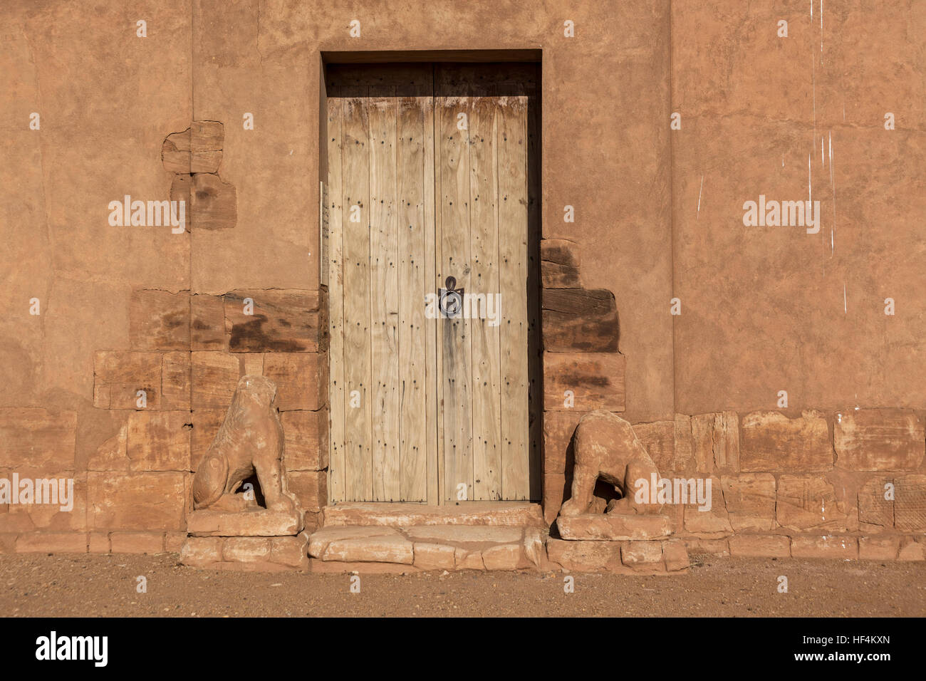 The Lion Temple, Naqa, Sudan Stock Photo - Alamy