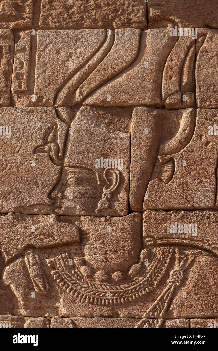 The Lion Temple, Naqa, Sudan Stock Photo - Alamy