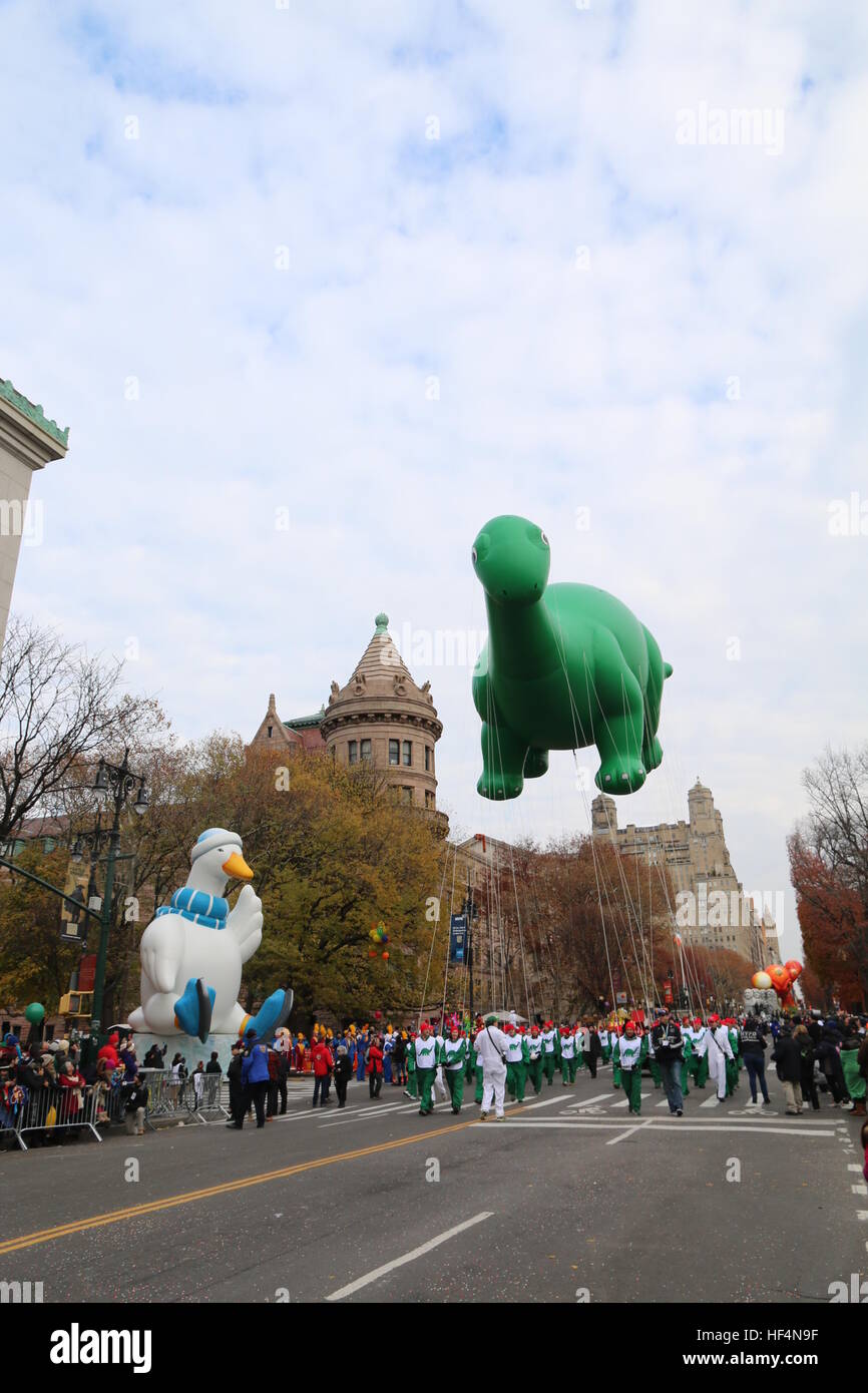 90th Annual Macy's Thanksgiving Day Parade Featuring: Atmosphere Where ...