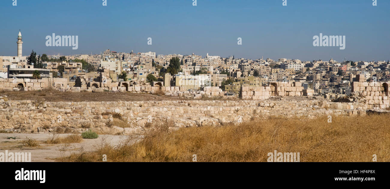 Cityscape of Amman downtown, Jordan Stock Photo - Alamy
