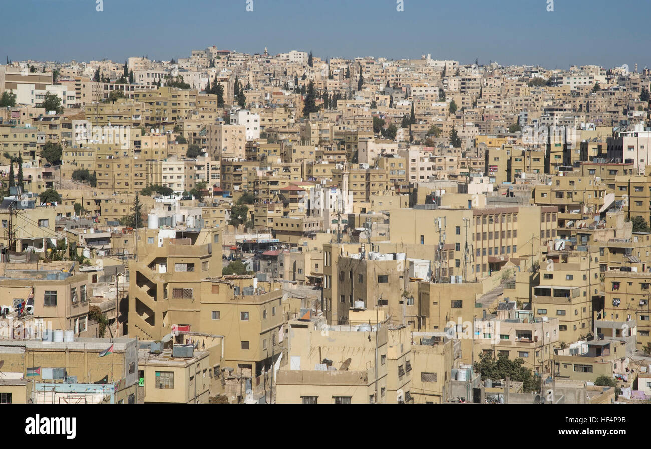 Cityscape of Amman downtown, Jordan Stock Photo - Alamy