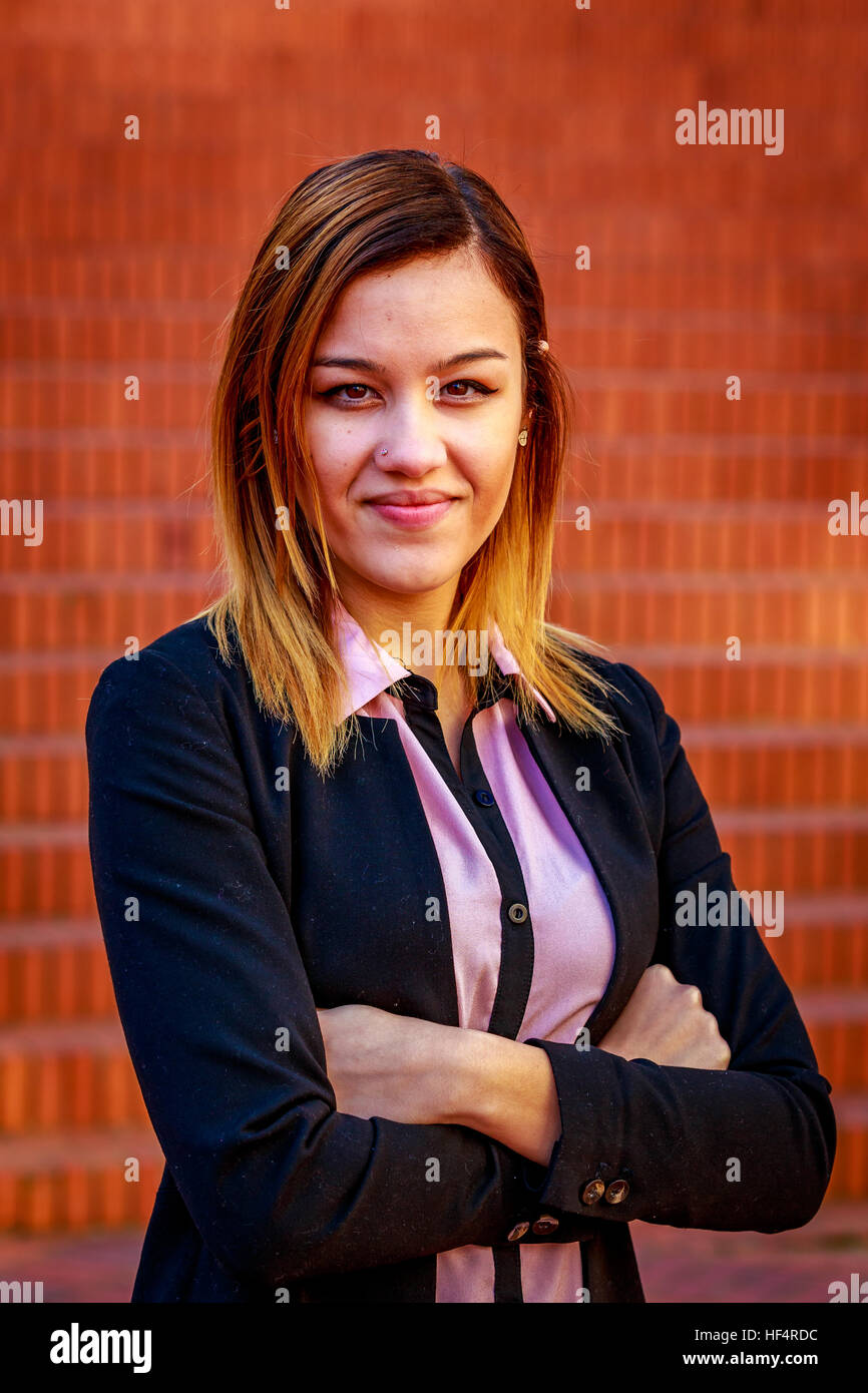 Professional woman vertical hi-res stock photography and images - Alamy