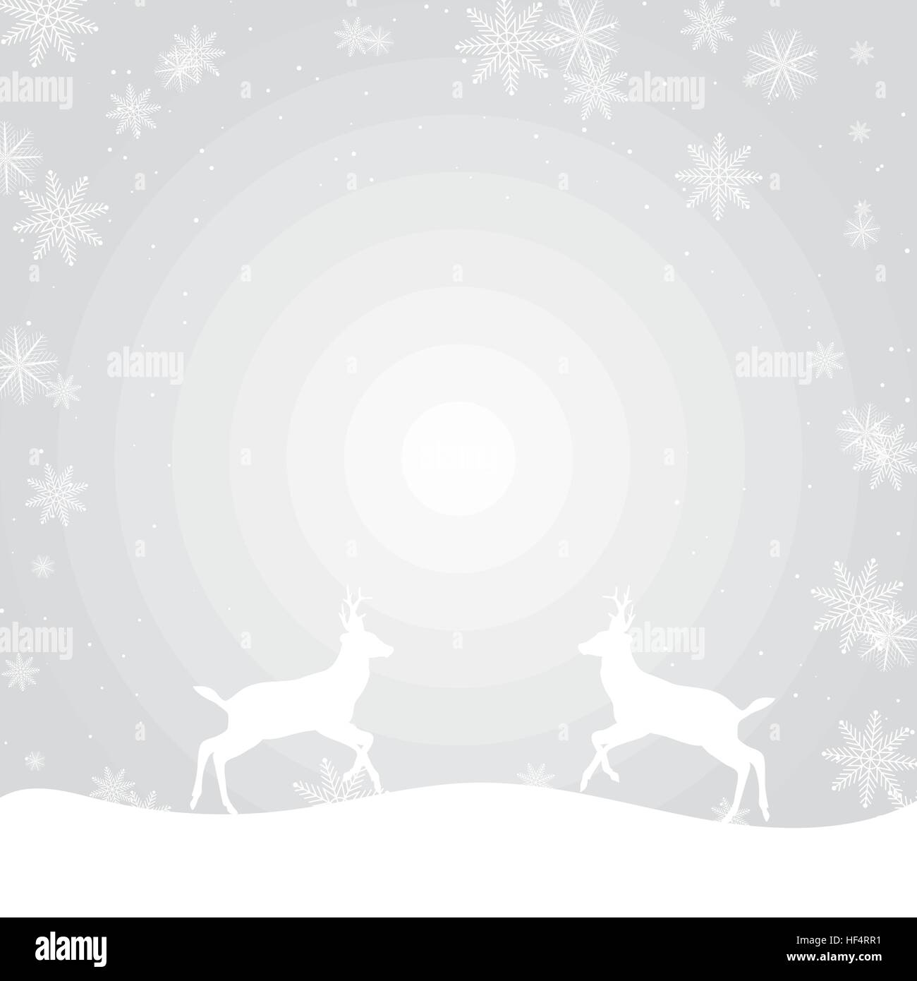 Silver winter abstract background. Christmas background with snowflakes ...