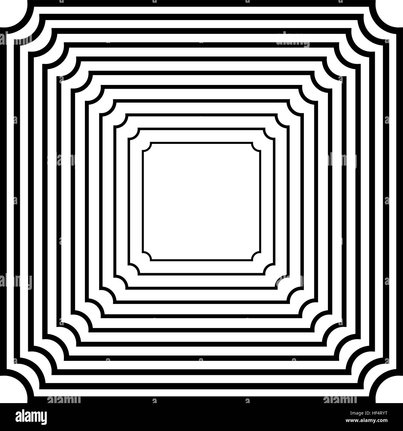 Black line frame certificate Black and White Stock Photos & Images - Alamy