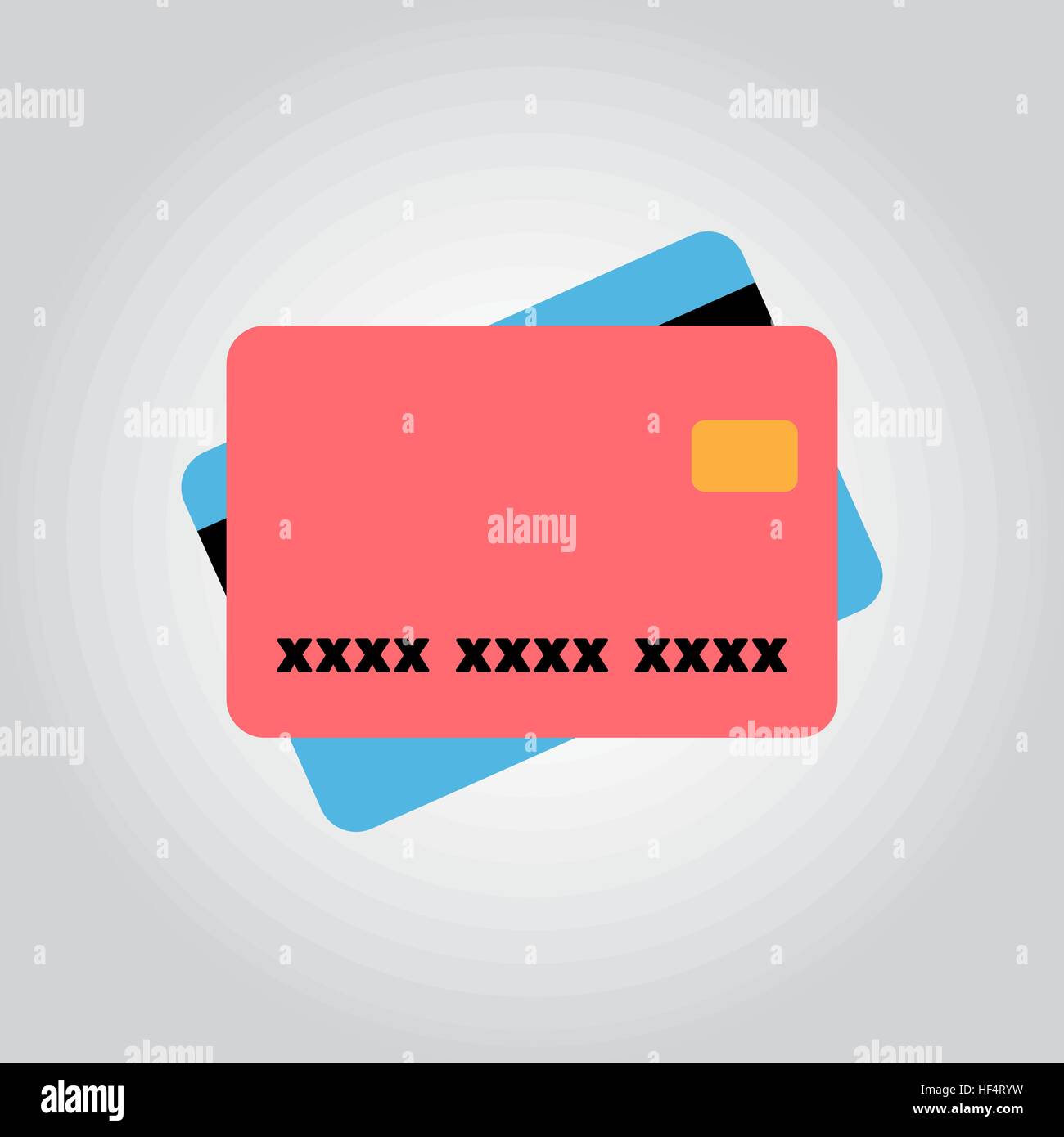 Credit card. Single flat icon on white background. Vector illustration ... Credit card. Single flat icon on white background. Vector illustration ...
