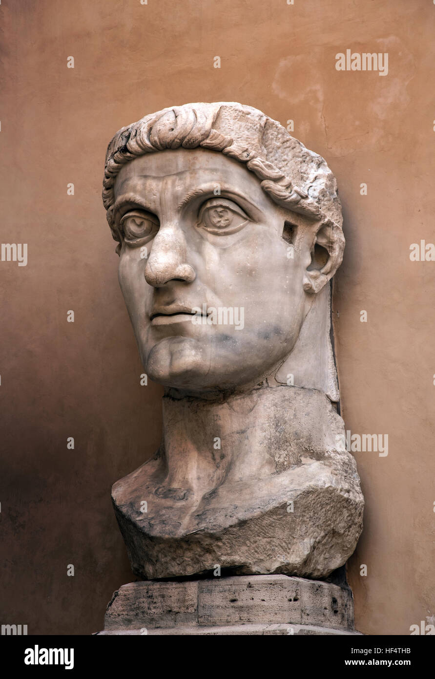 Giant head of emperor constantine statue hi-res stock photography and ...