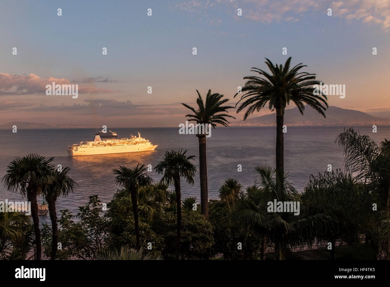Cruise ship Sorrento Italy Stock Photo - Alamy