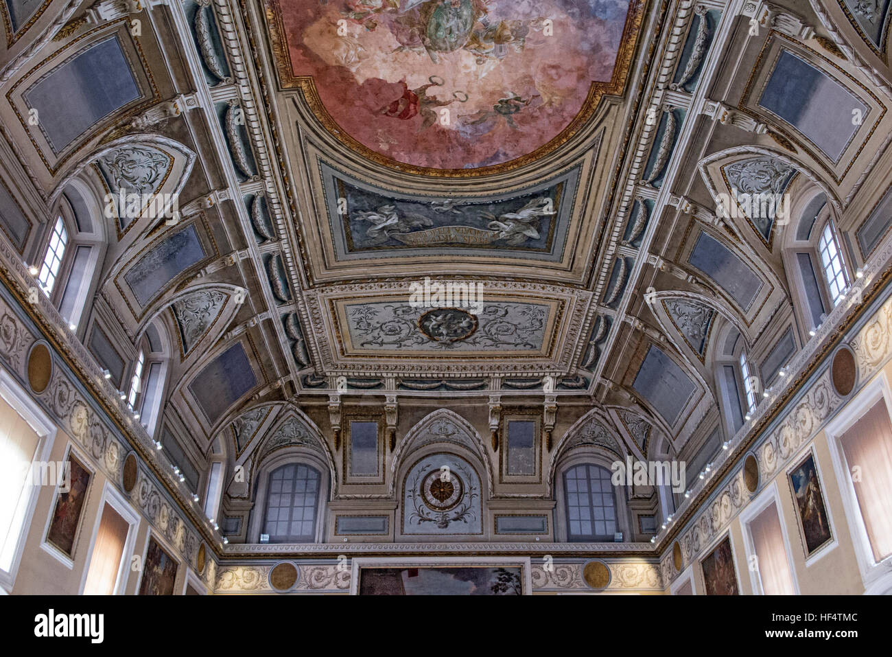 Meridian Hall National Archaeological Museum, Naples, Italy Stock Photo ...