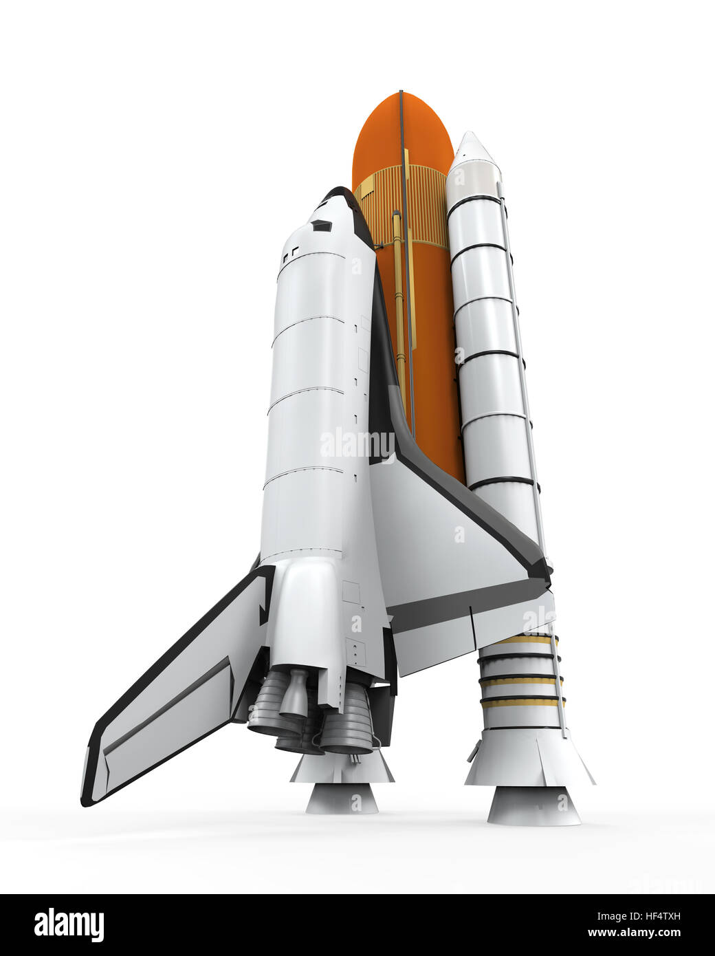 Space Shuttle Isolated Stock Photo - Alamy