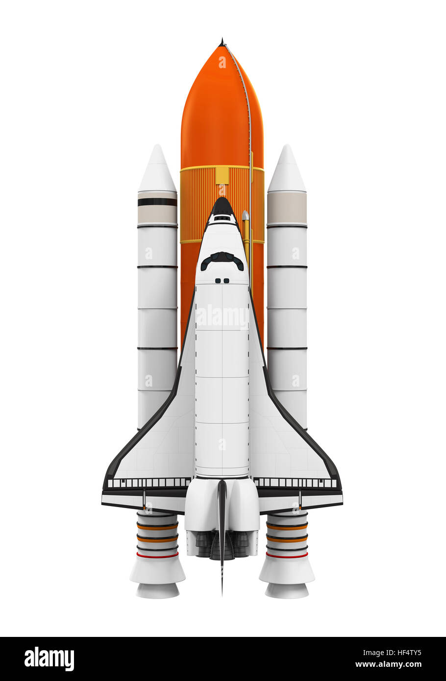 Atlantis Space Shuttle Side View